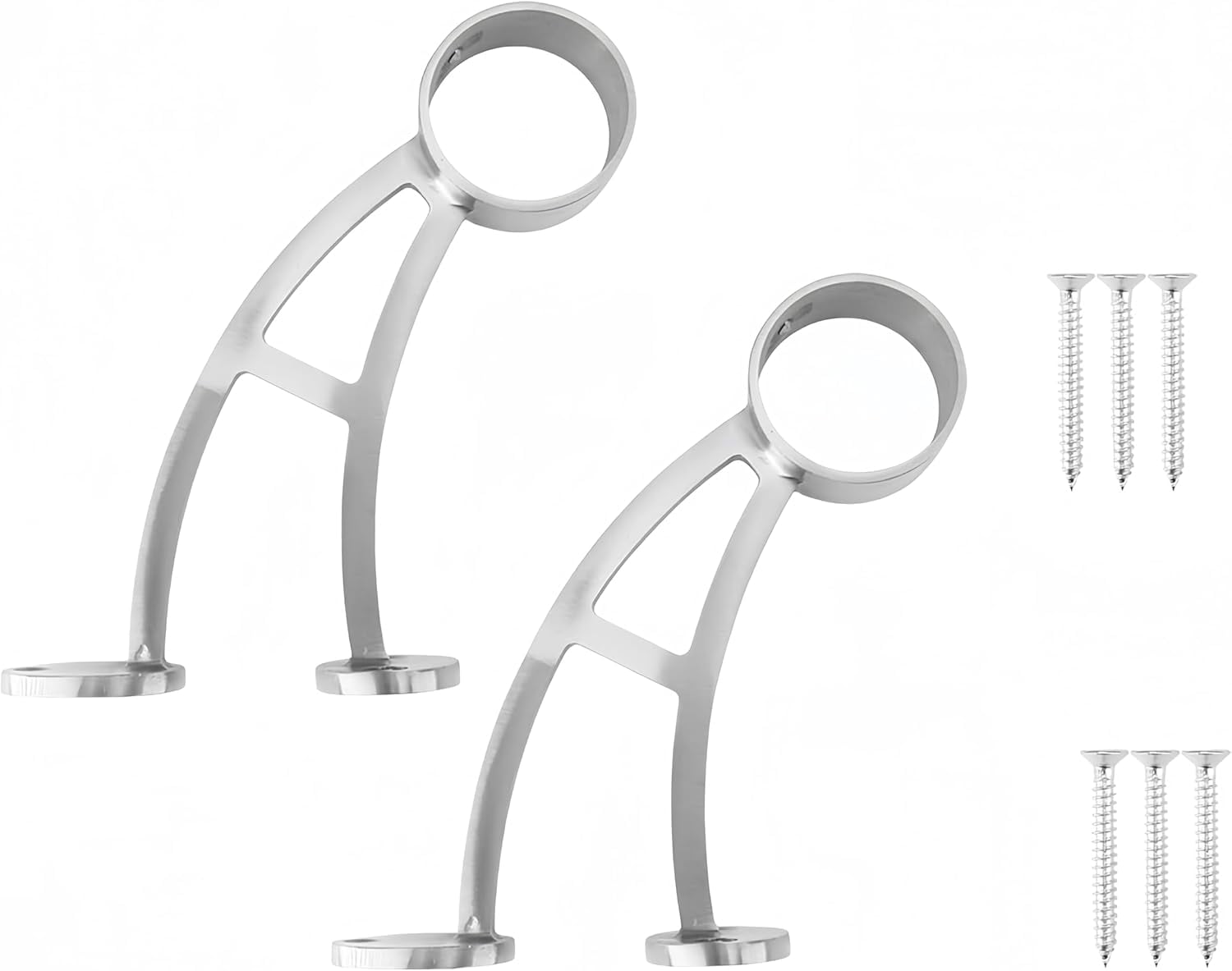 Stainless Steel 304 Bar & Floor Mount Combination Foot Rail Bracket ...