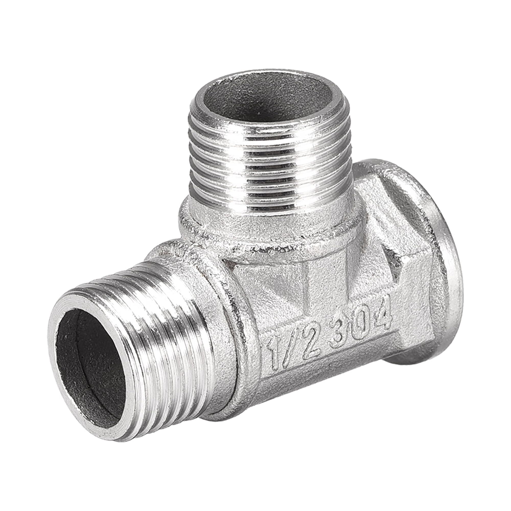 Stainless Steel 304 Cast Pipe Fitting,G1/2 Male x G1/2 Male x G1/2 ...