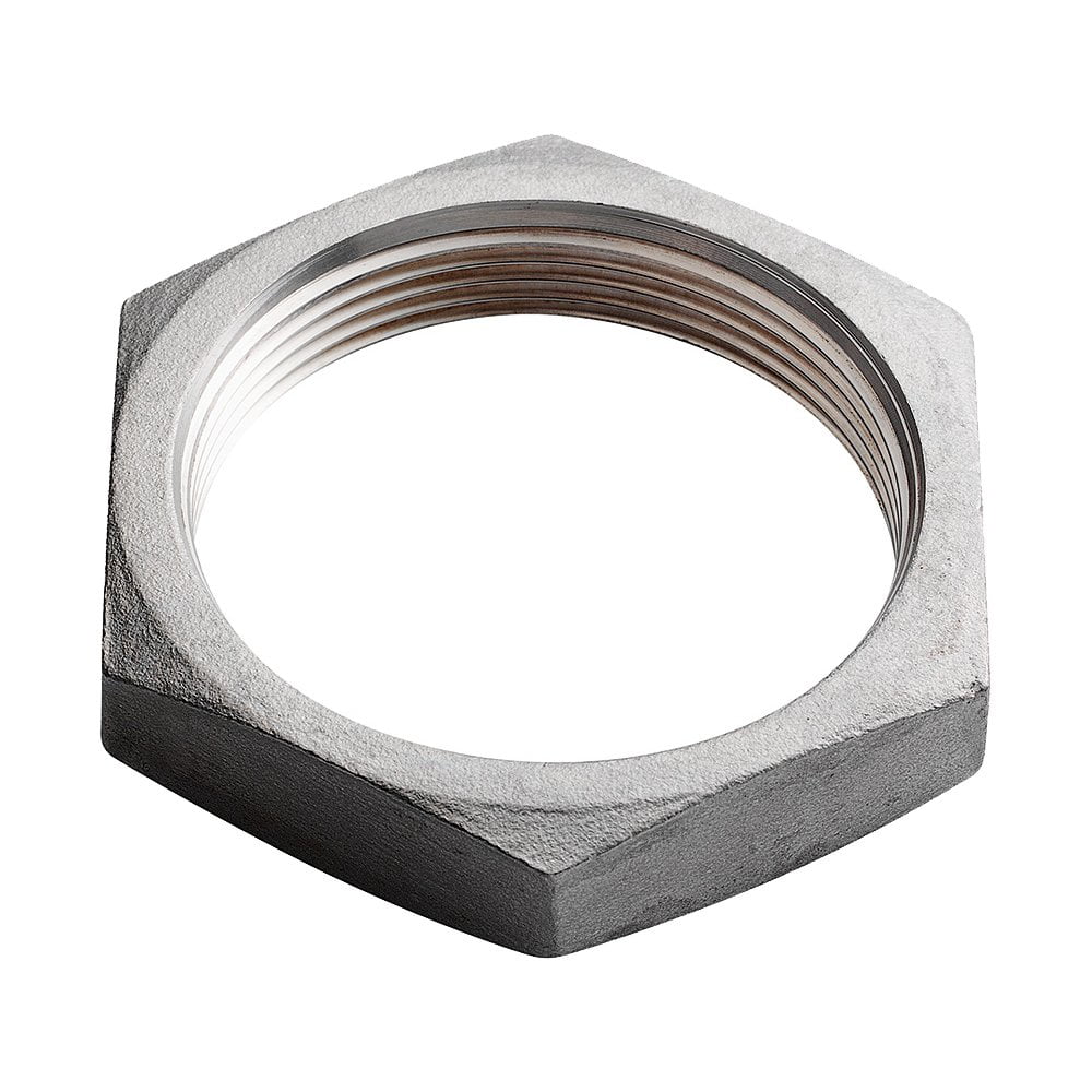 Stainless Steel 304 Cast Pipe Fitting, Hex Locknut, S SP-114, 1/2" Pipe ...