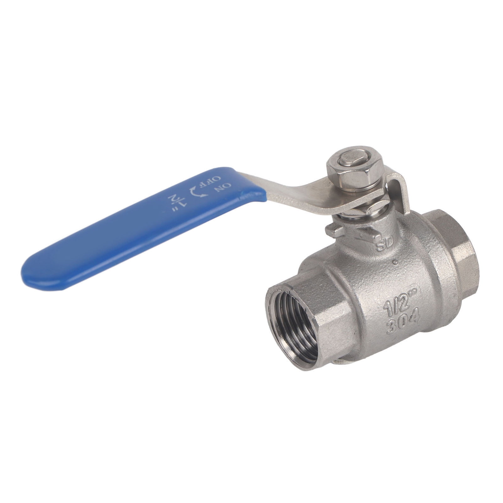 Stainless Steel 304 Flow Control Valve, Gas Valve, 1/2'' NPT Full Port ...