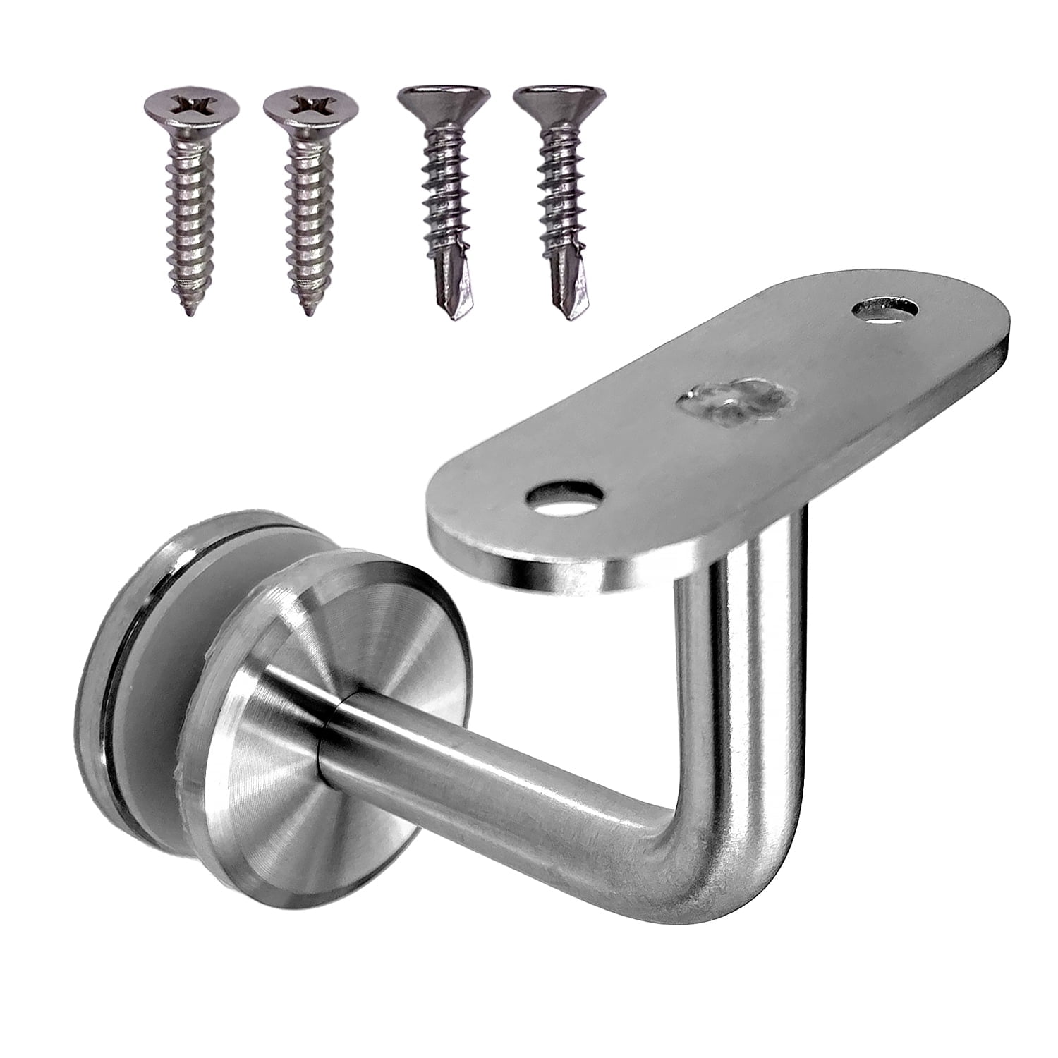 Stainless Steel 304 Glass Mount Handrail Bracket for Square Railing, 1 ...