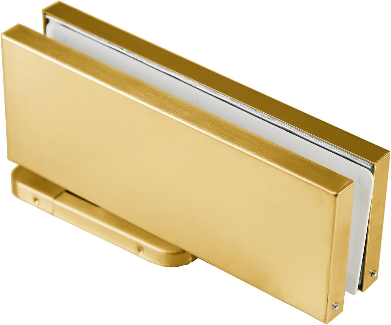 Stainless Steel 304 Grade Glass Door Hydraulic Floor Patch Fitting ...
