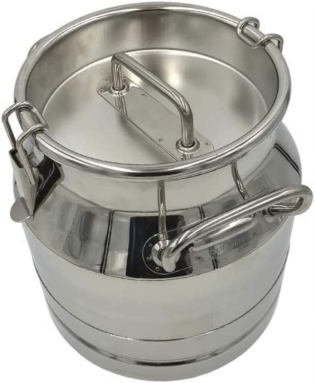 Stainless Steel(304 Grade) Milk, Maple Syrup Transport Cans, Sealed Lid ...