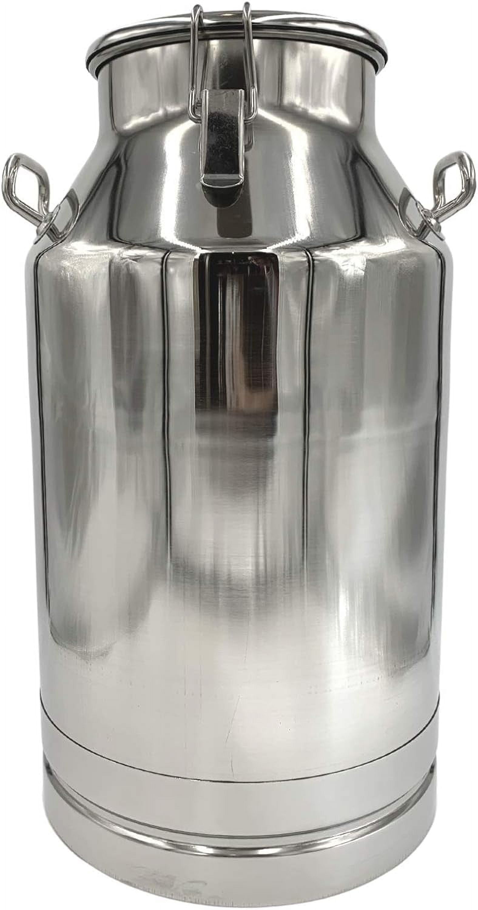 Stainless Steel(304 Grade) Milk, Maple Syrup Transport Cans, Sealed Lid ...