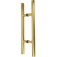 Stainless Steel 304 Ladder Style Back to Back Glass Door / Barn Door ...
