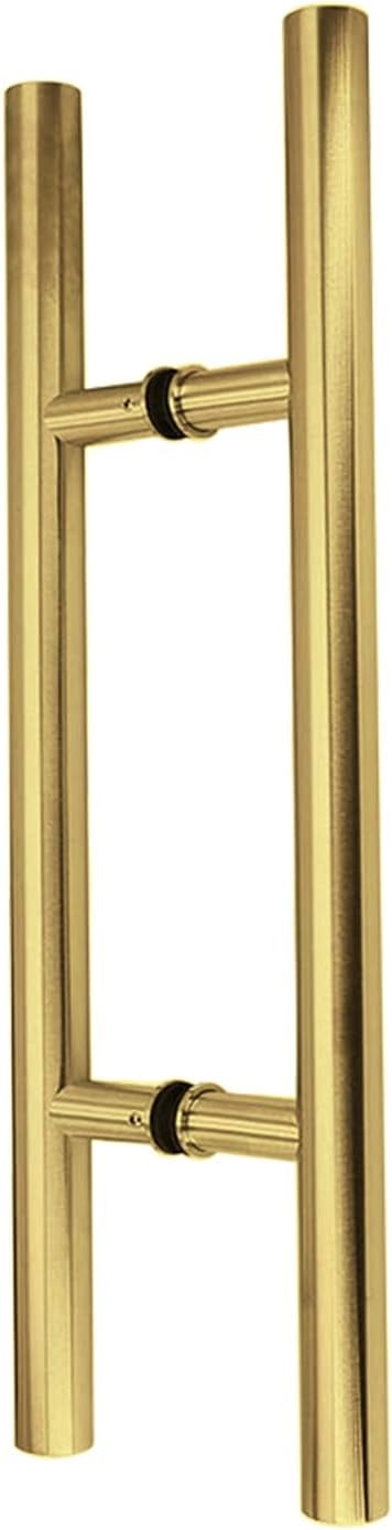 Stainless Steel 304 Ladder Style Back to Back Glass Door / Barn Door ...