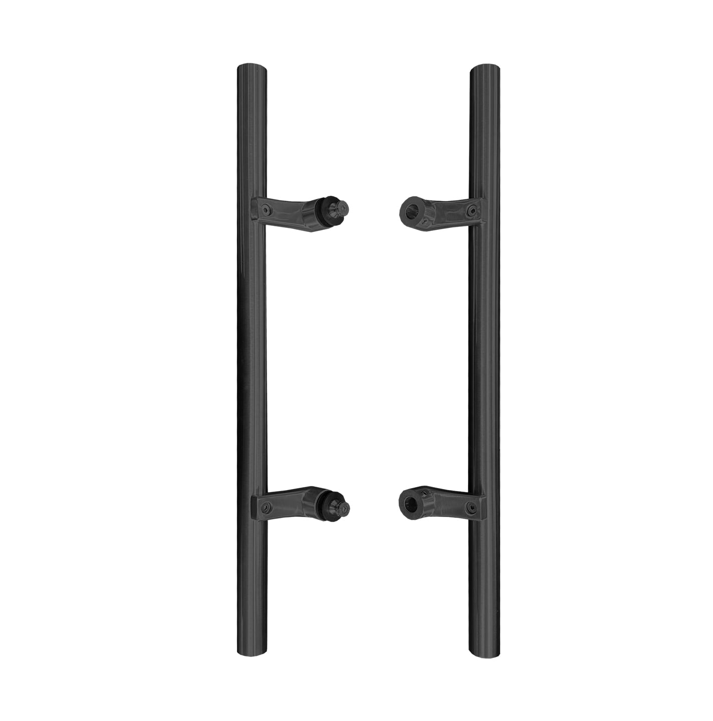 Stainless Steel 304 Offset Round Style Back to Back Glass Door/Barn ...