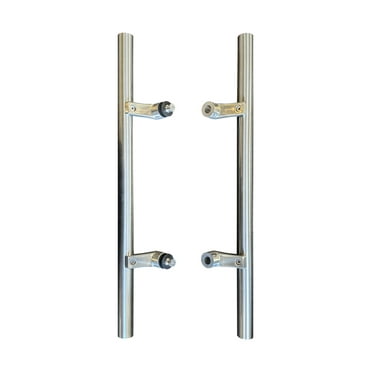 HYDROWARE Modern Contemporary Long Stainless Steel Push Pull Door ...