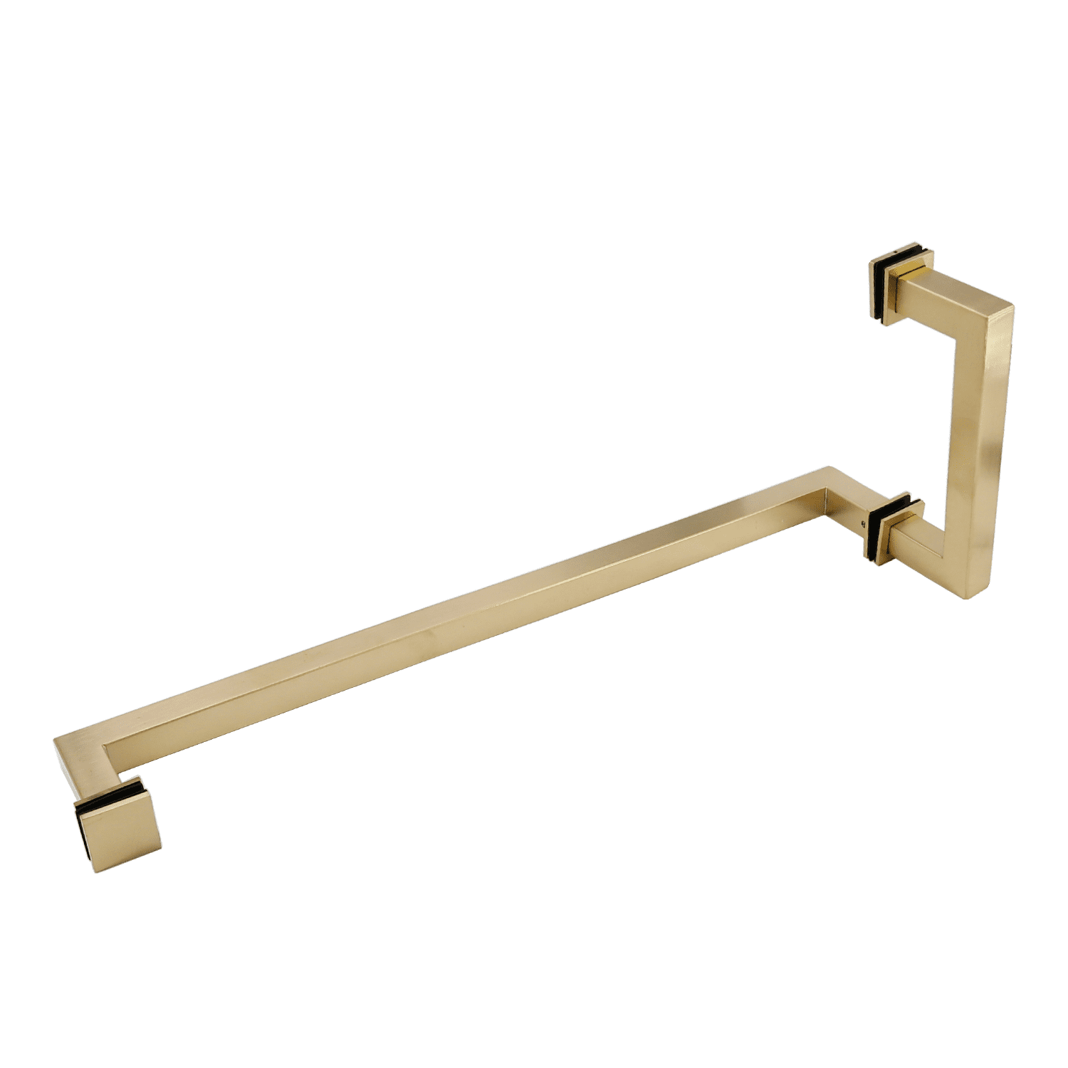 Stainless Steel 304 Square 6" Shower Door Pull Handle 18" Towel Bar ...