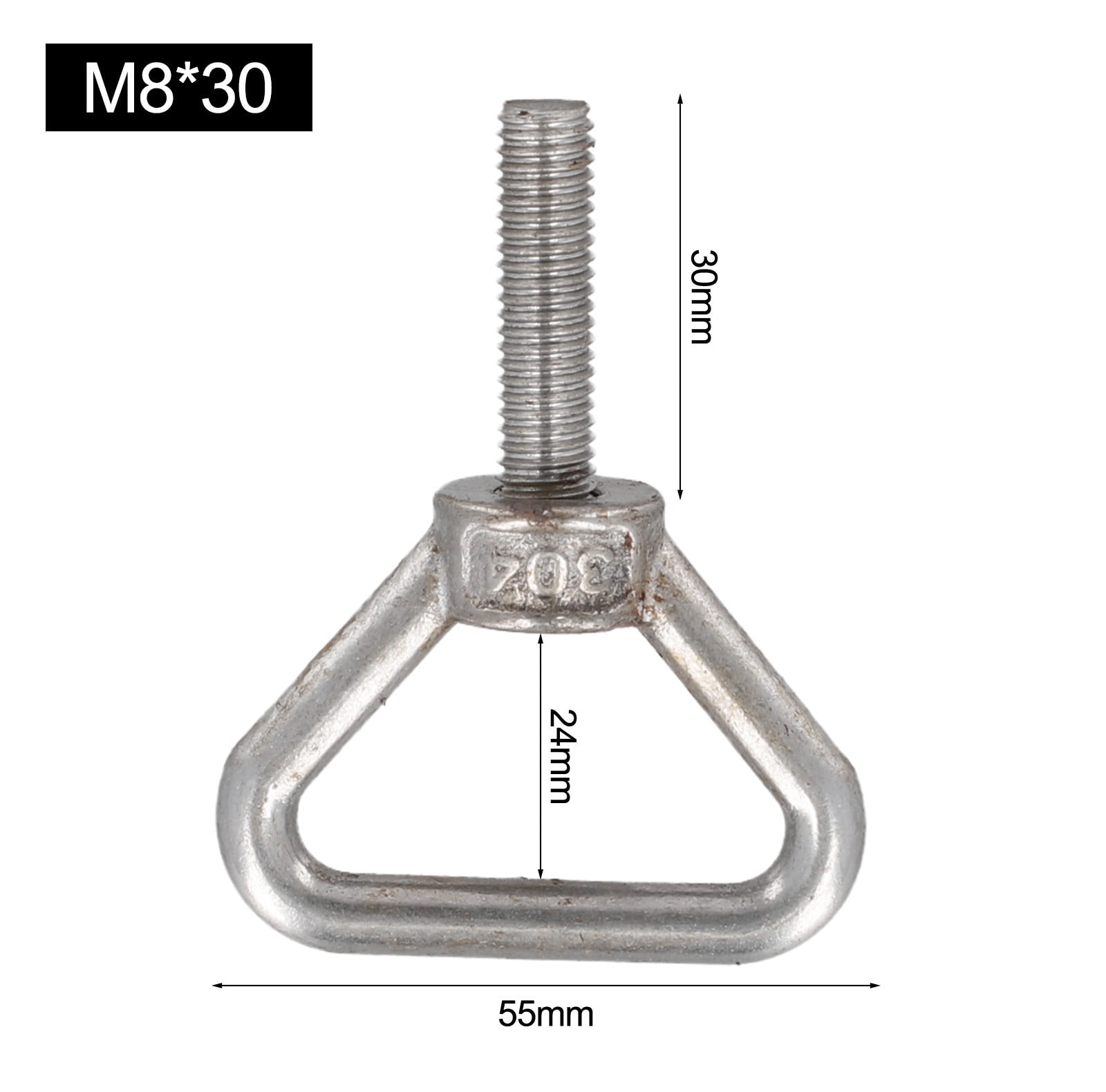 Stainless Steel 304 Triangular Lifting Ring Screw M8 M10 M12 - Welded ...
