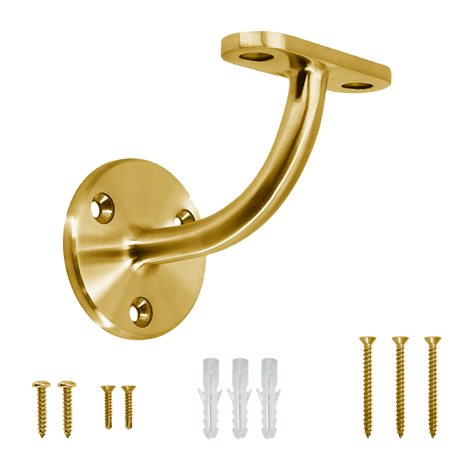 Stainless Steel 304 Wall Mount Handrail Bracket for Wood & Metal Stair ...