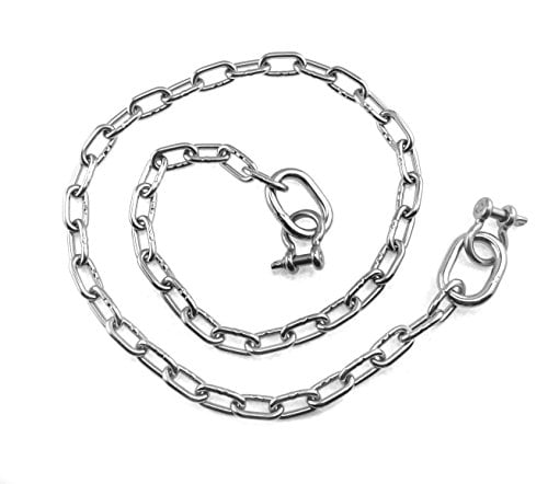 Stainless Steel 316 Anchor Chain 3/16" x 4' 3006.6575 with shackles ...