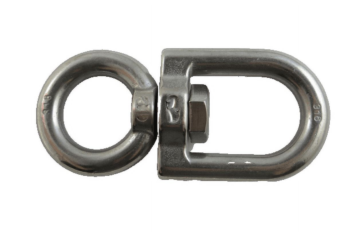 Stainless Steel 316 Anchor Swivel Eye and Loop 10mm or 3/8" Marine ...