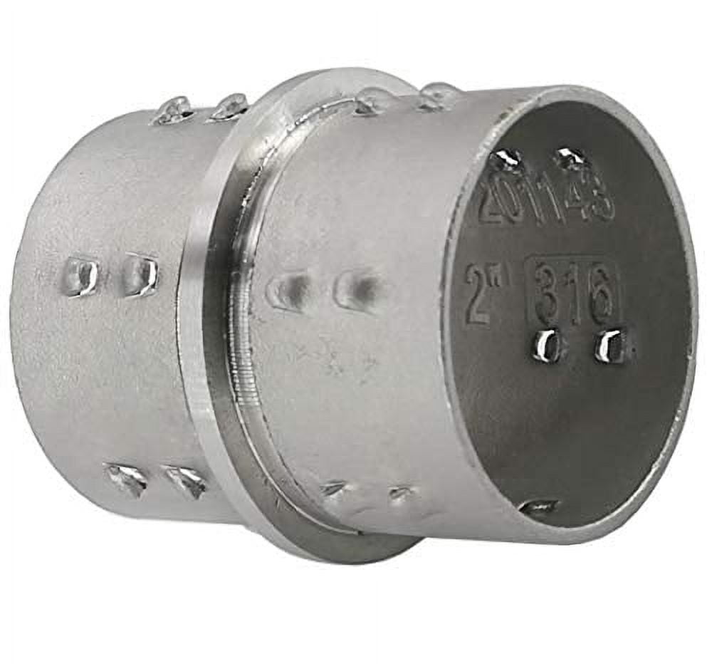 Stainless Steel 316 Grade Flush Joiner Tube Connector For 2" OD Tube ...