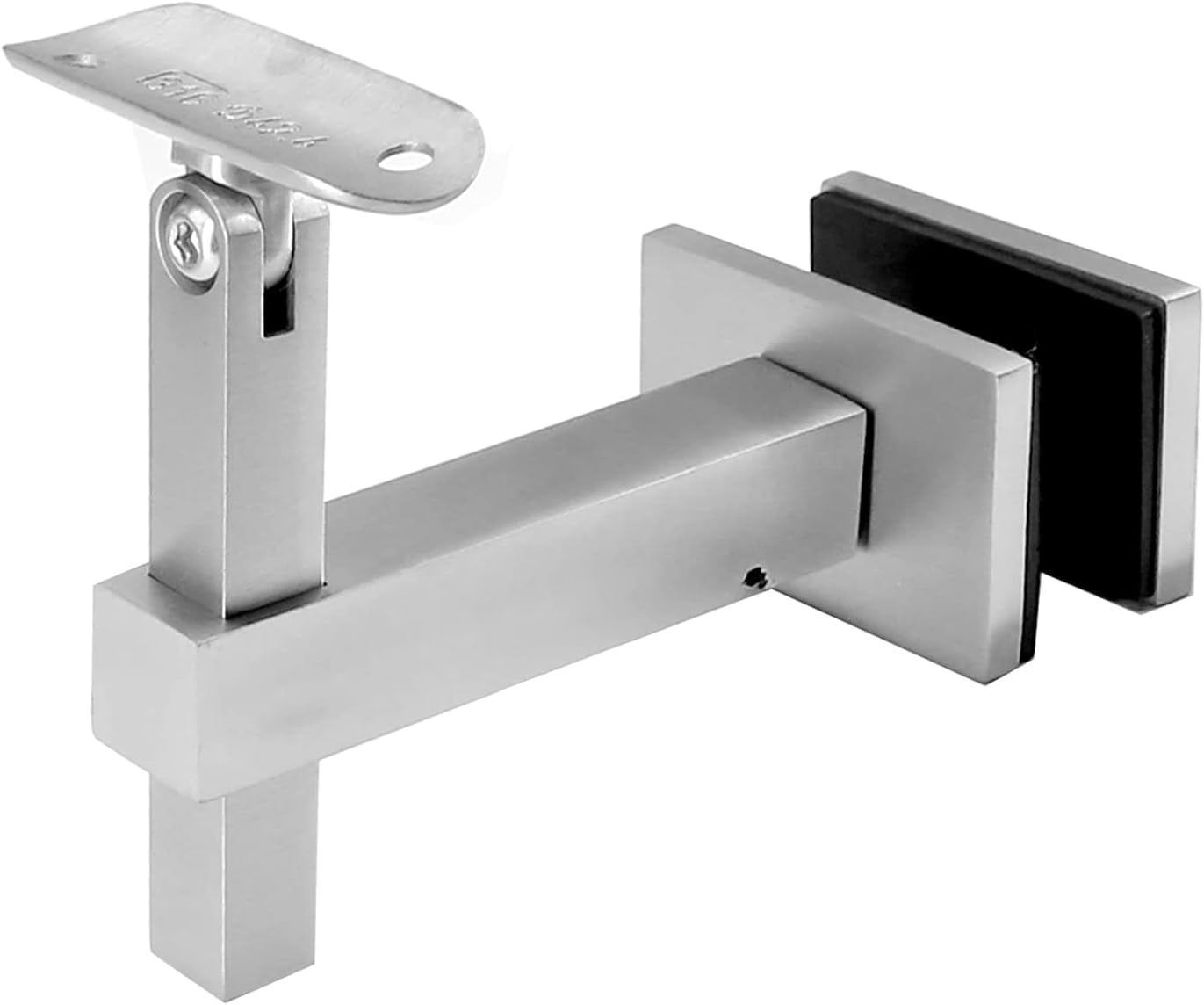 Stainless Steel 316 Grade Glass Mount Adjustable Handrail Bracket for 1 ...