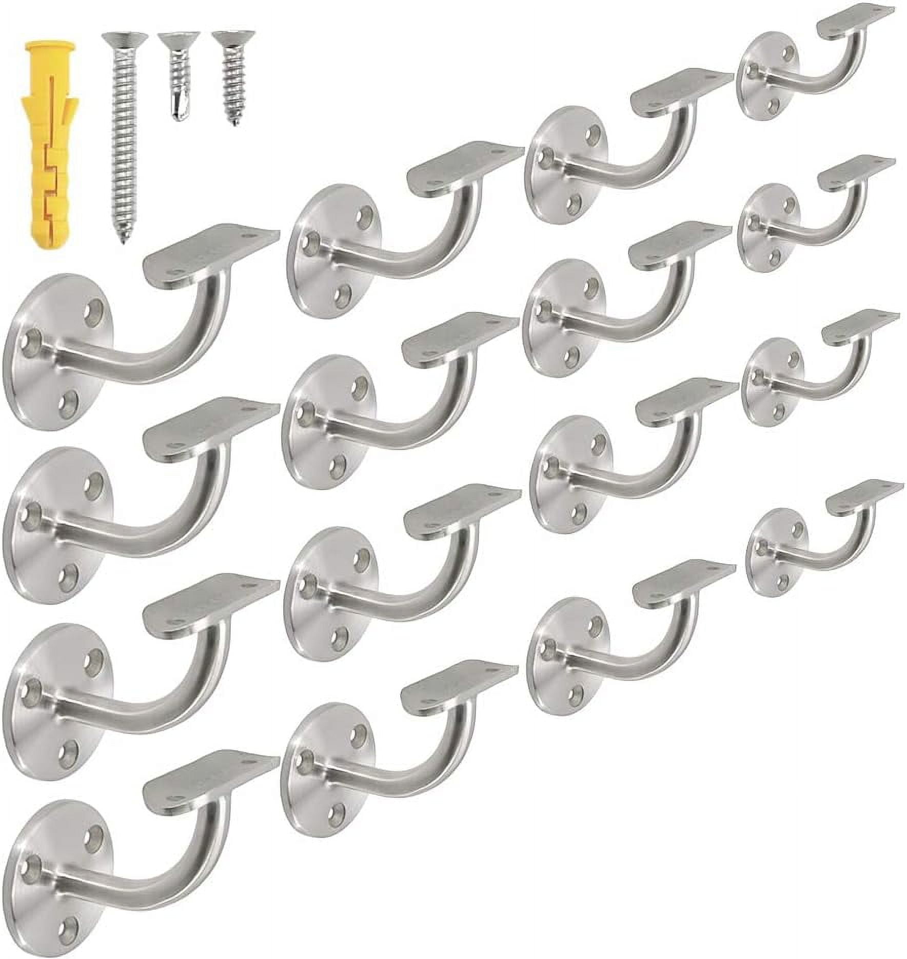 Stainless Steel 316 Grade Wall Mount Handrail Bracket for 1-5/8" or 1-1 ...