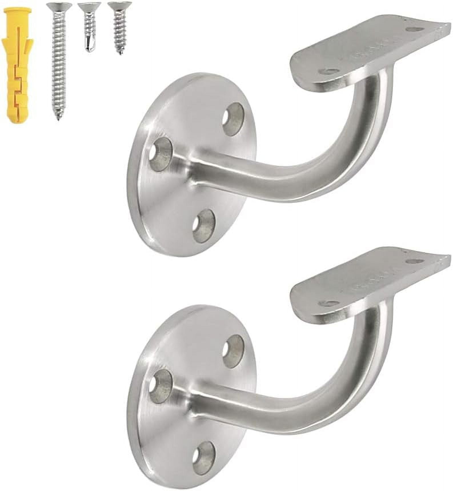 Stainless Steel 316 Grade Wall Mount Handrail Bracket for 1-5/8" or 1-1 ...