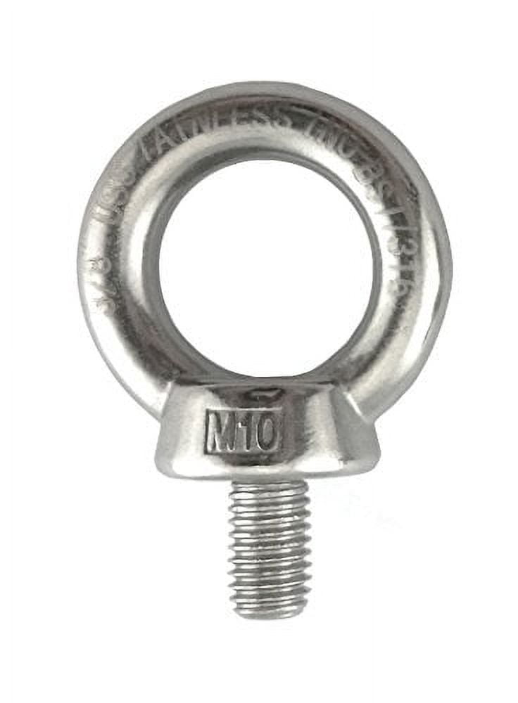 Stainless Steel 316 Lifting Eye Bolt 10mm M10 Marine Grade Heavy Duty ...