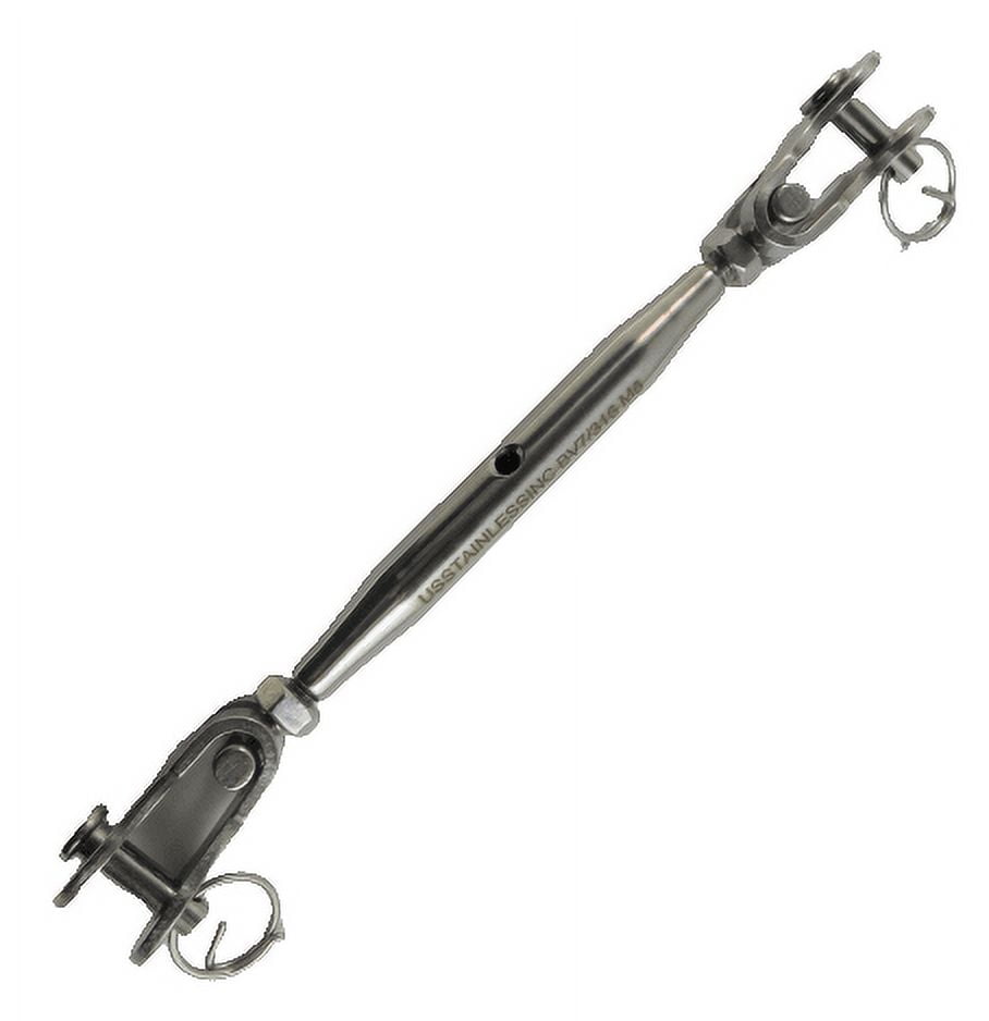 Stainless Steel 316 M8 Turnbuckle Rigging Screw Wide Toggle and Wide ...