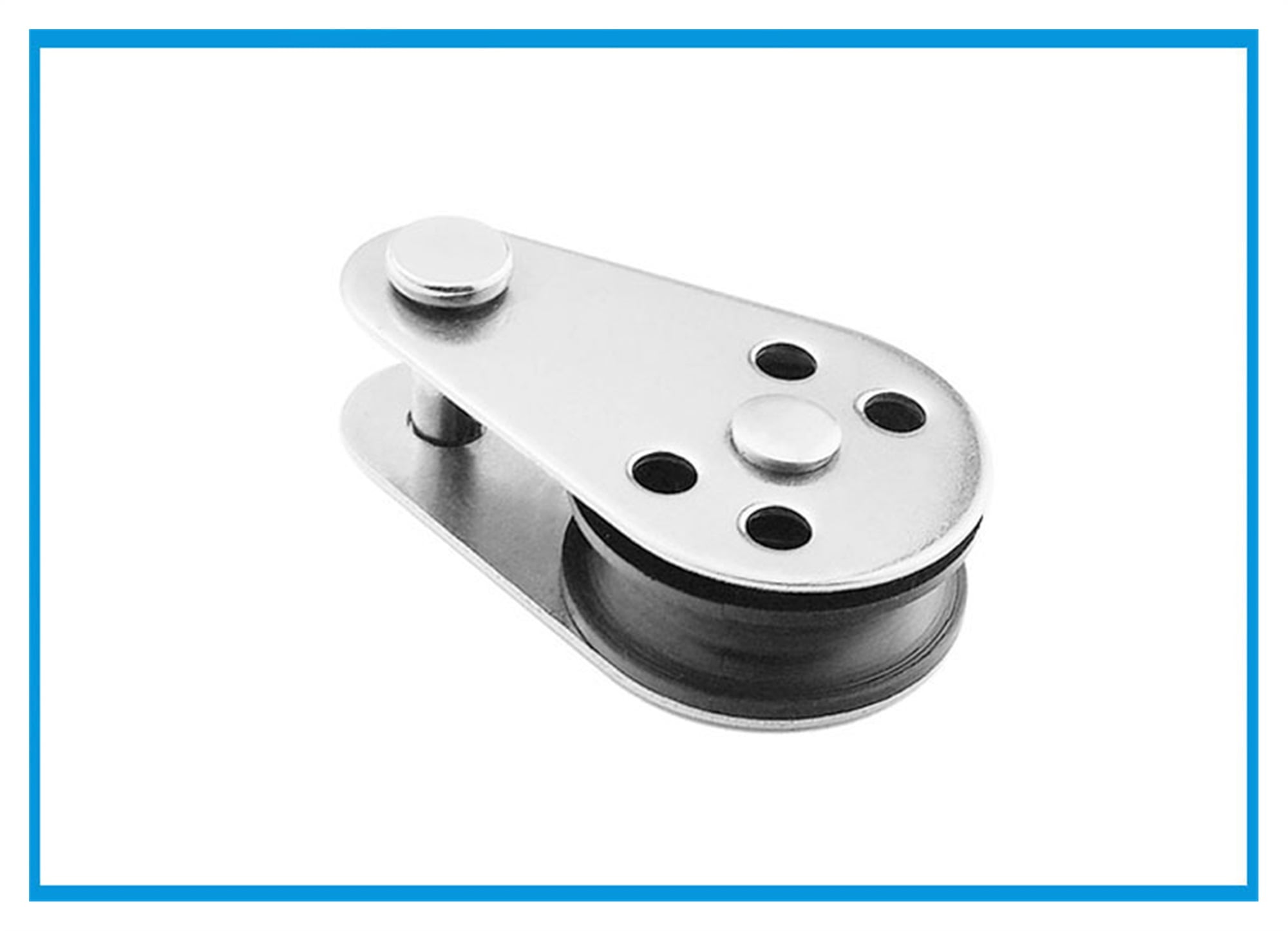 Stainless Steel 316 Pulley Blocks Rope Runner Kayak Boat Accessories ...