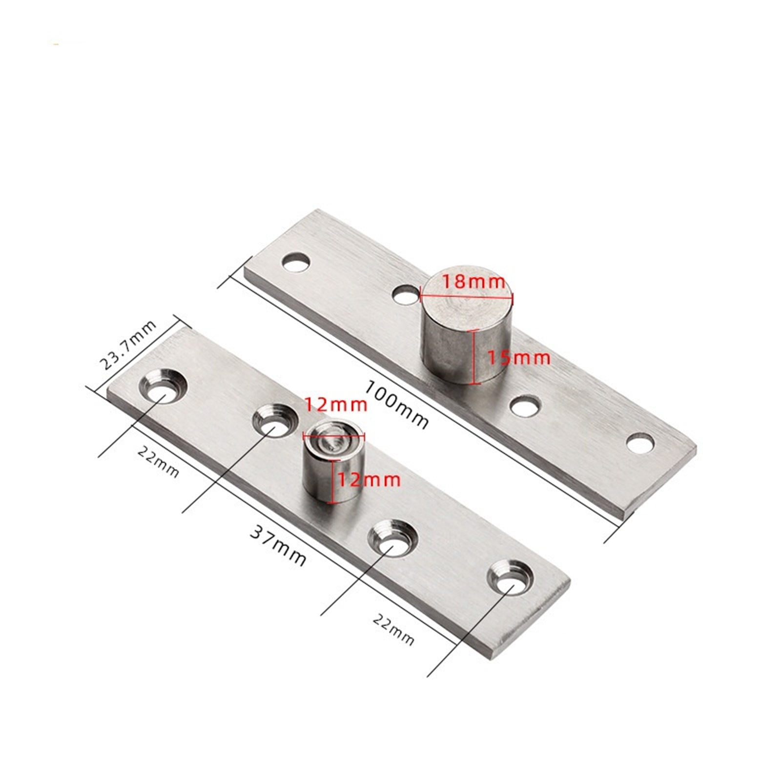 Stainless Steel 360 Pivot Wooden Door, Upper Lower Hinges, Concealed ...