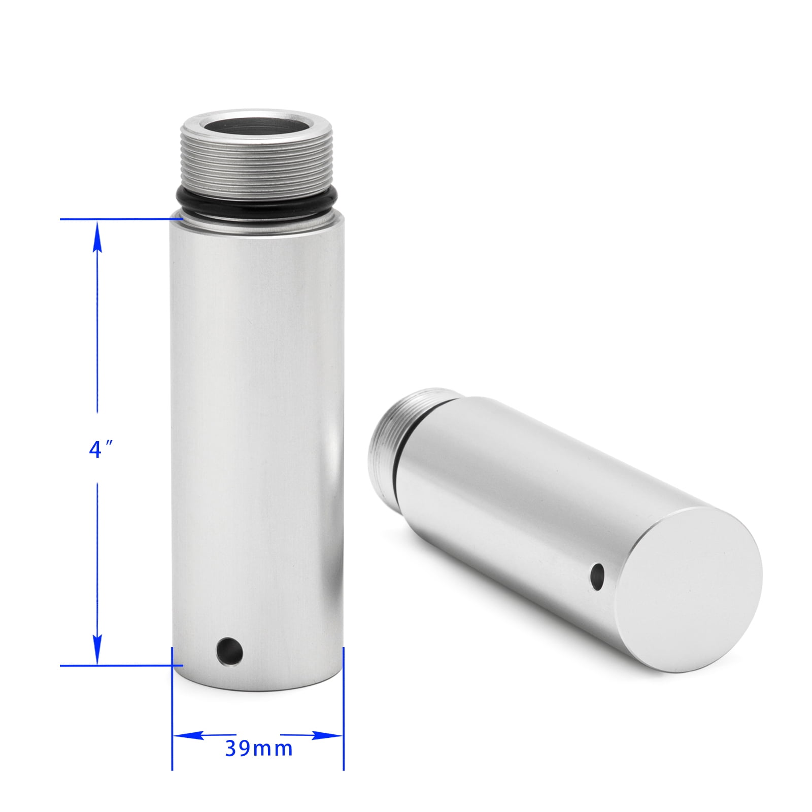 Stainless Steel 39mm Fork Tube Front End 4" Extension for 94-Up Dyna ...