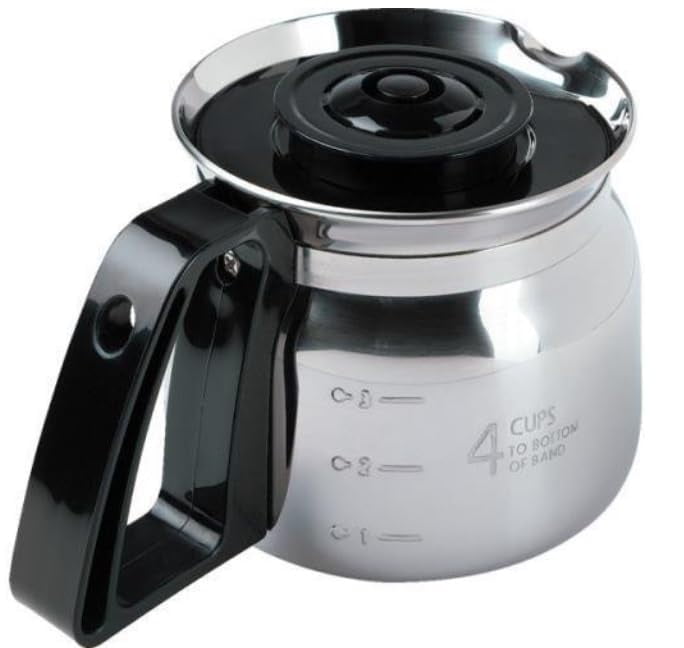 Stainless Steel 4-Cup Replacement Universal Carafe Fits Mr. Coffee ...