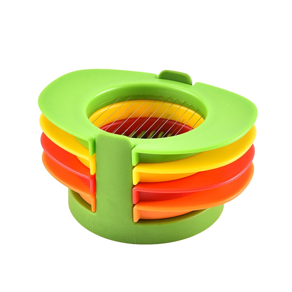 Stainless Steel 4-in-1 Egg Slicer Multifunction Egg Cutter Fancy Egg ...