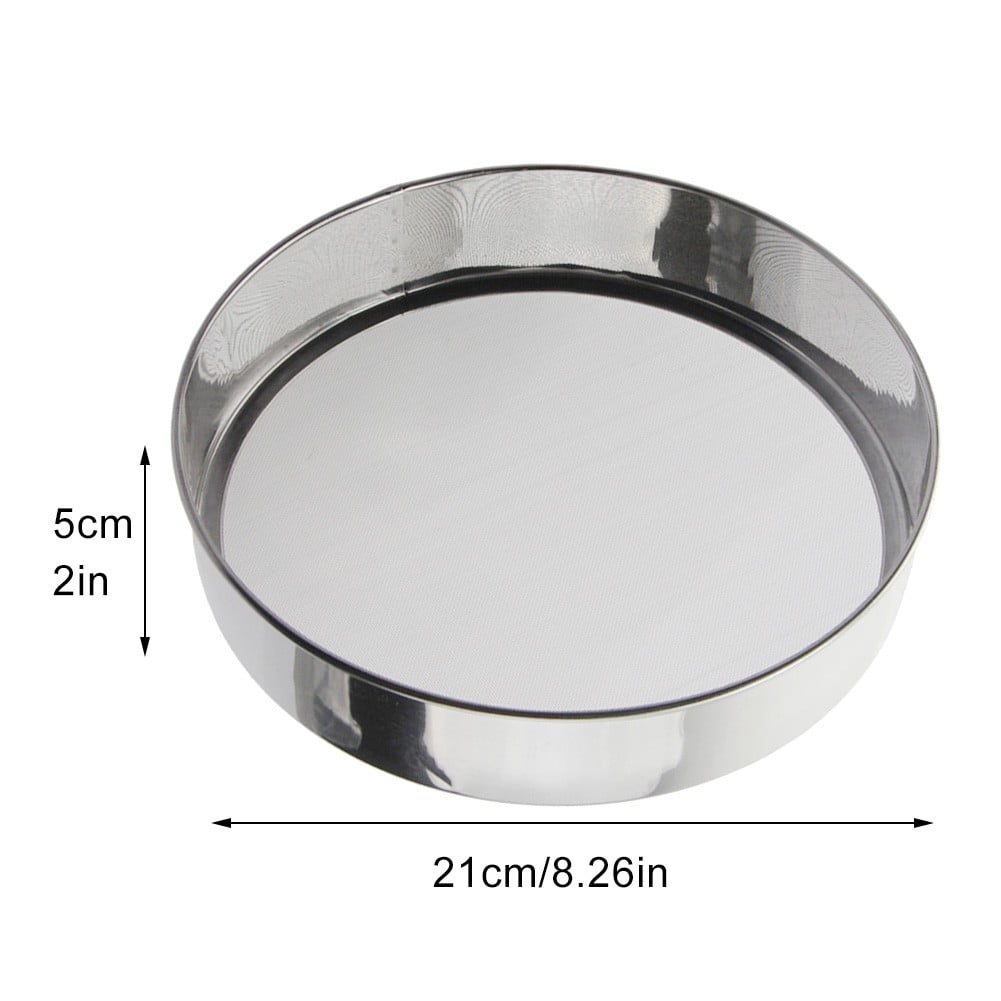 Stainless Steel 40 Mesh Bottom Mesh Flour Sieve Rice Sieve Thickened ...