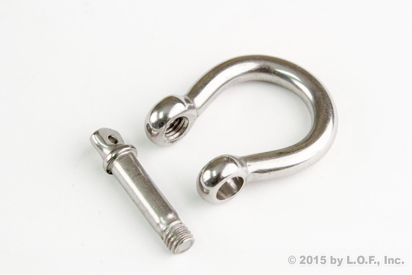 Stainless Steel 5/16 Inch Marine Anchor Bow Shackle with 8mm Screw Pin ...
