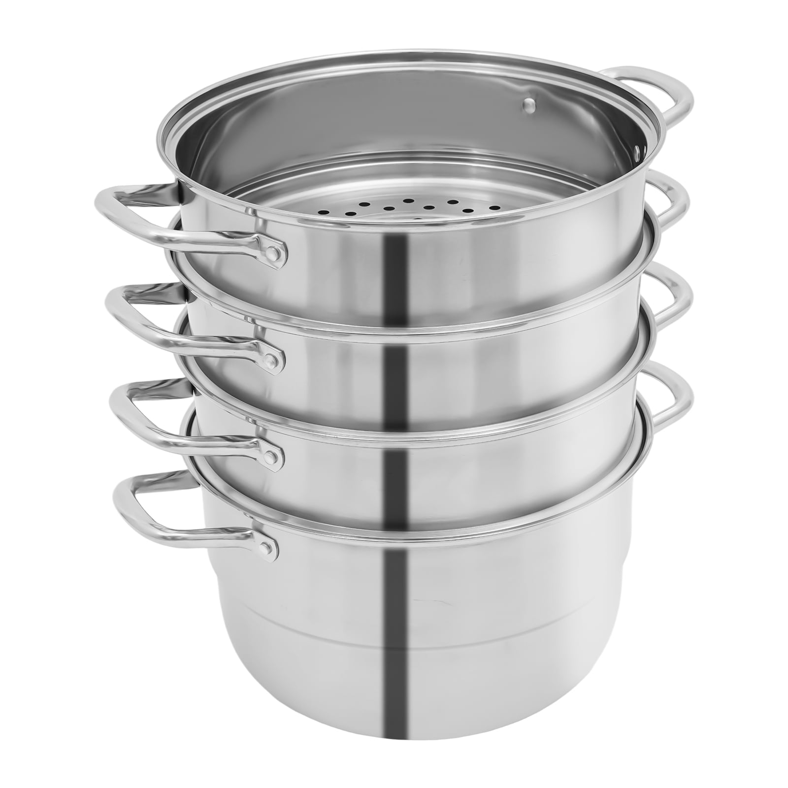 Stainless Steel 5 Tier Pot Steaming Food Steamer Cooking Cooker ...
