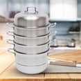Stainless Steel 5 Tier Pot Steaming Food Steamer Cooking Cooker ...