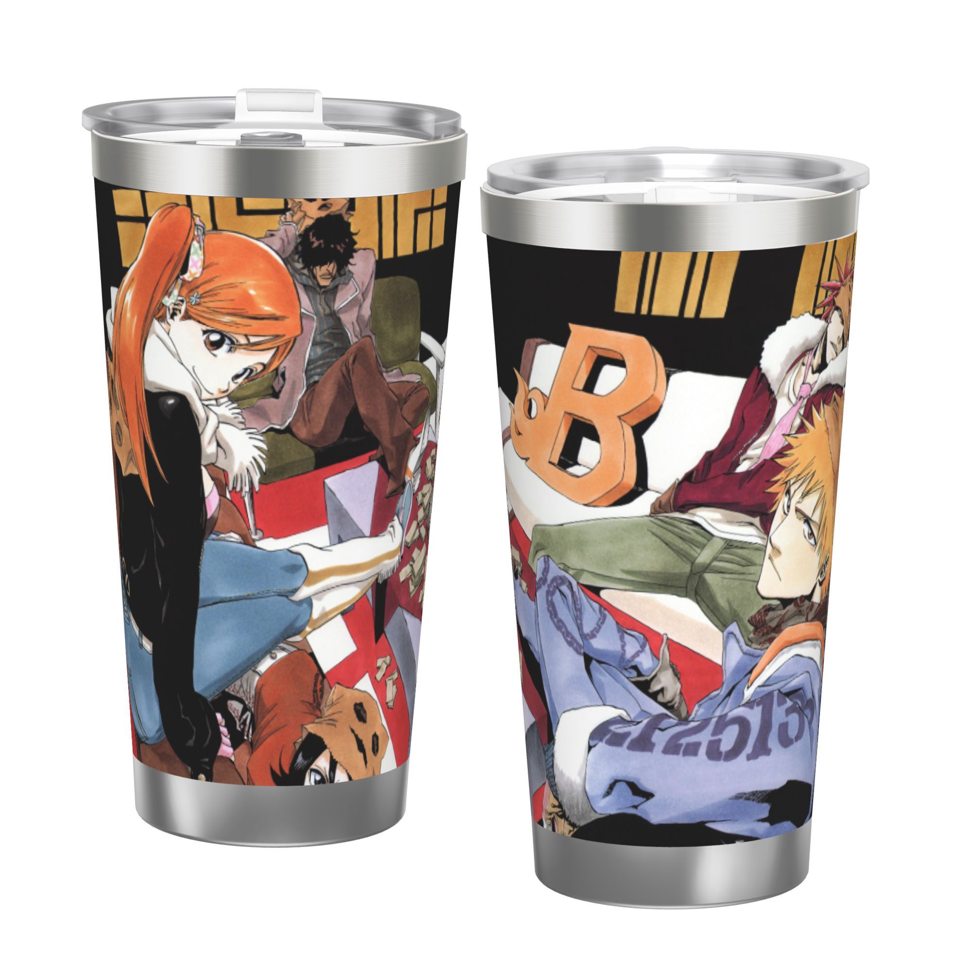 Stainless Steel 6.7in High 20oz Anime Insulated Cup, Bleach Water ...
