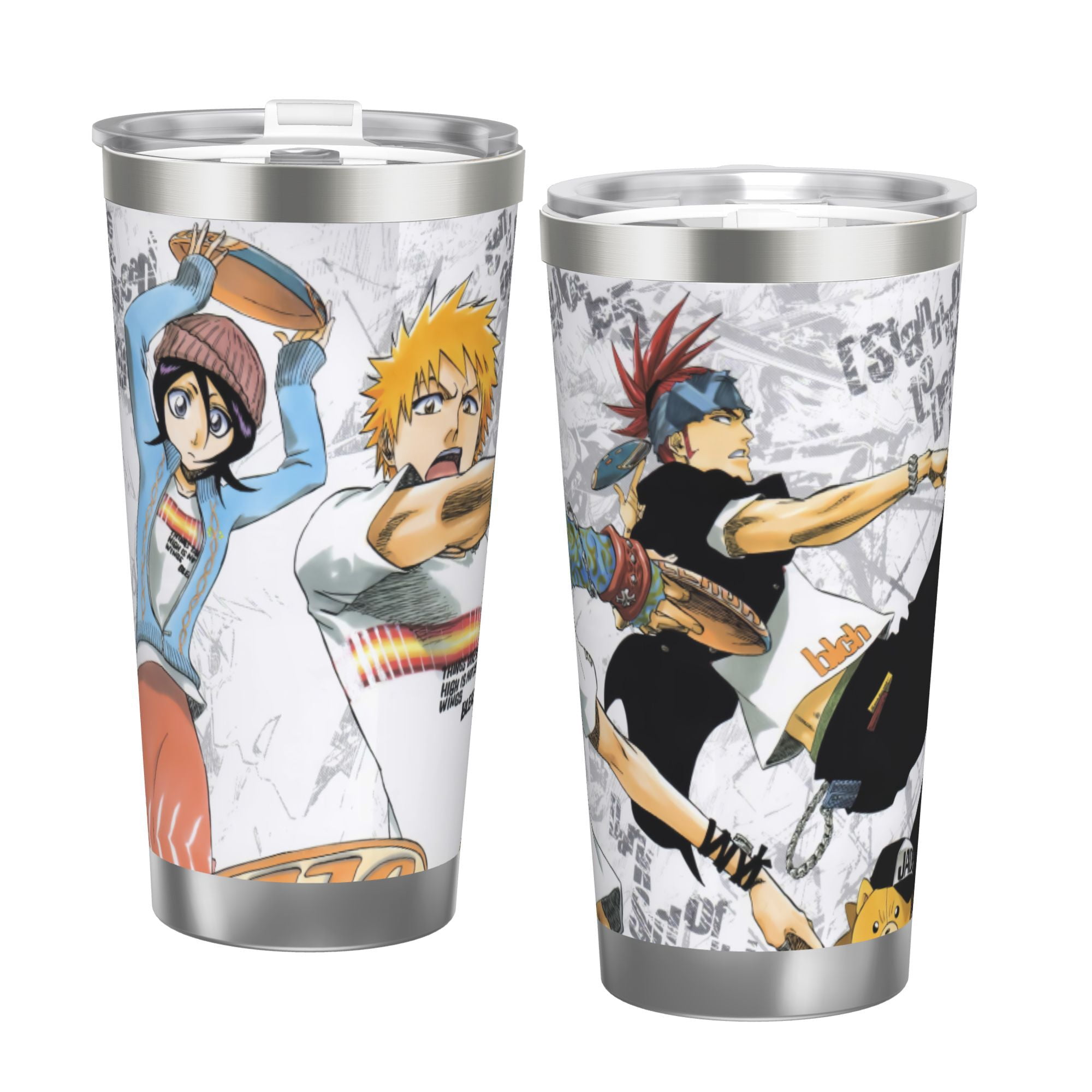 Stainless Steel 6.7in High 20oz Anime Insulated Cup, Bleach Water ...