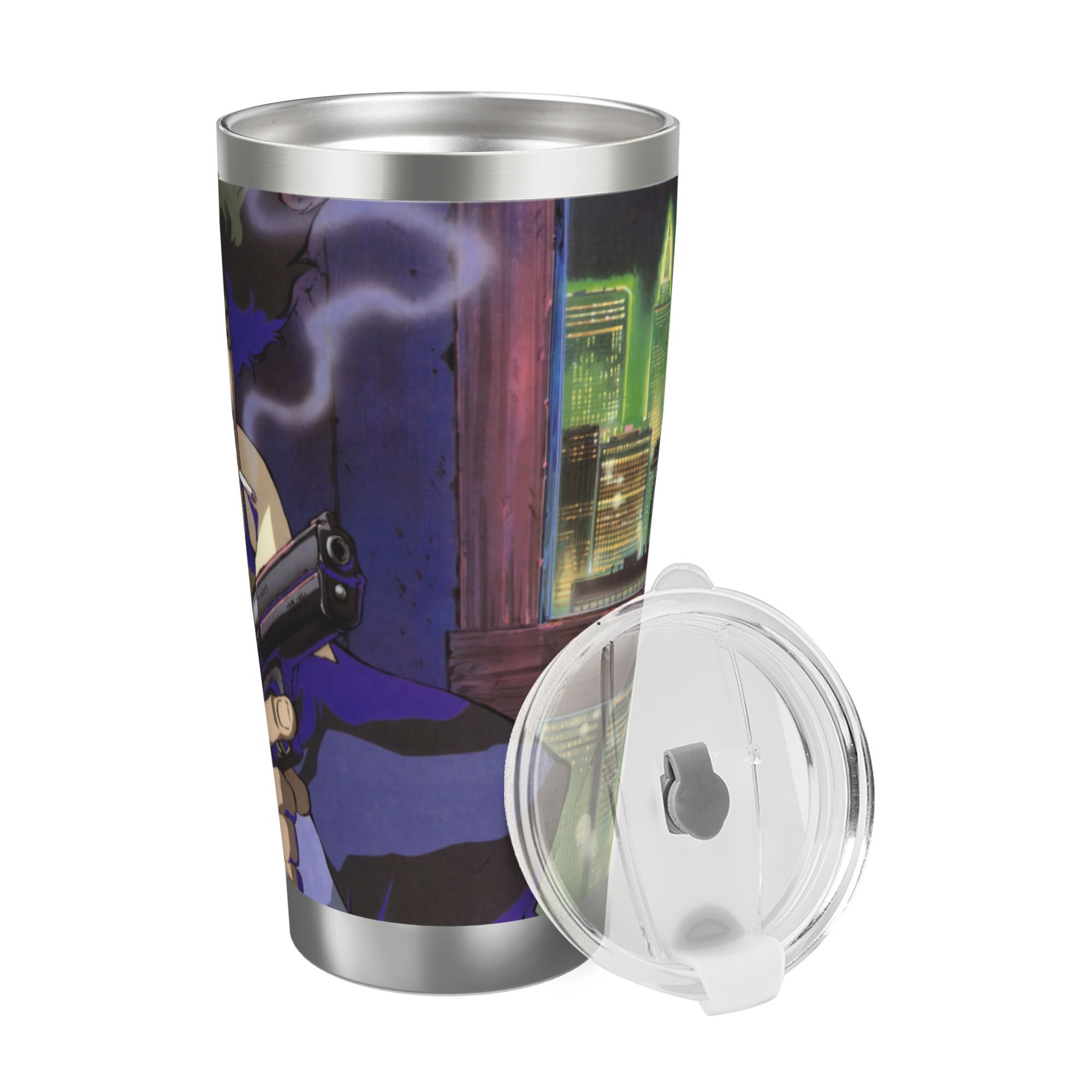 Stainless Steel 6.7in High 20oz Anime Insulated Cup,Cowboy Bebop Water ...