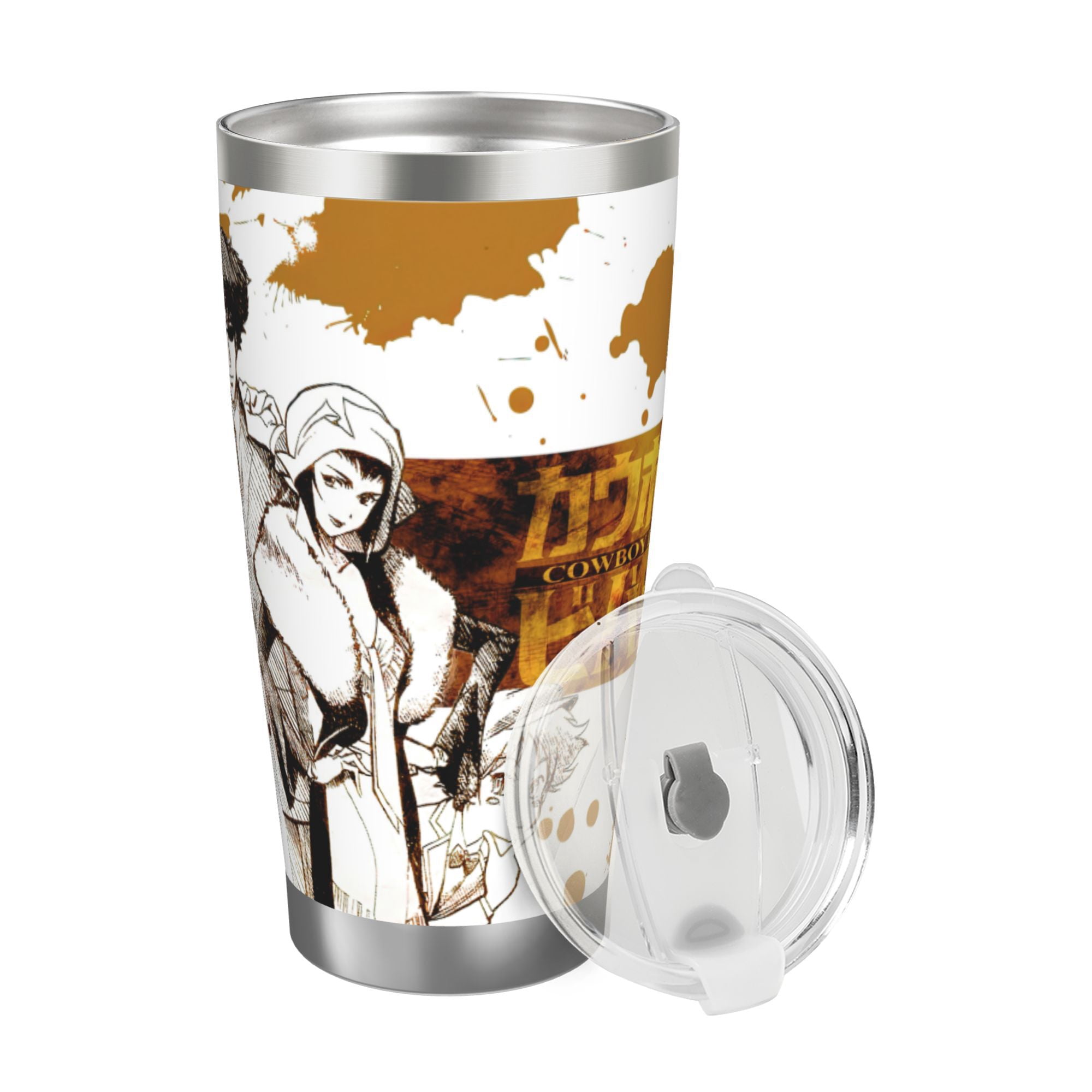 Stainless Steel 6.7in High 20oz Anime Insulated Cup,Cowboy Bebop Water ...
