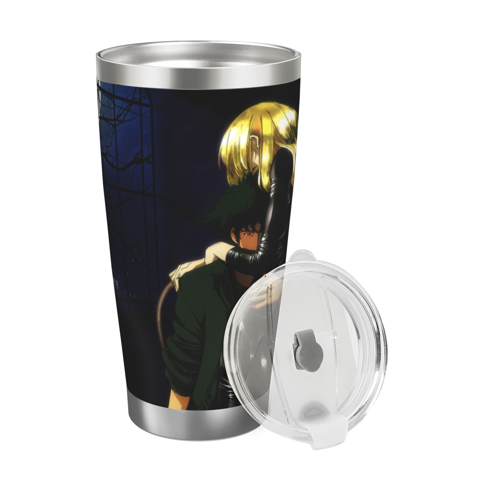 Stainless Steel 6.7in High 20oz Anime Insulated Cup,Cowboy Bebop Water ...