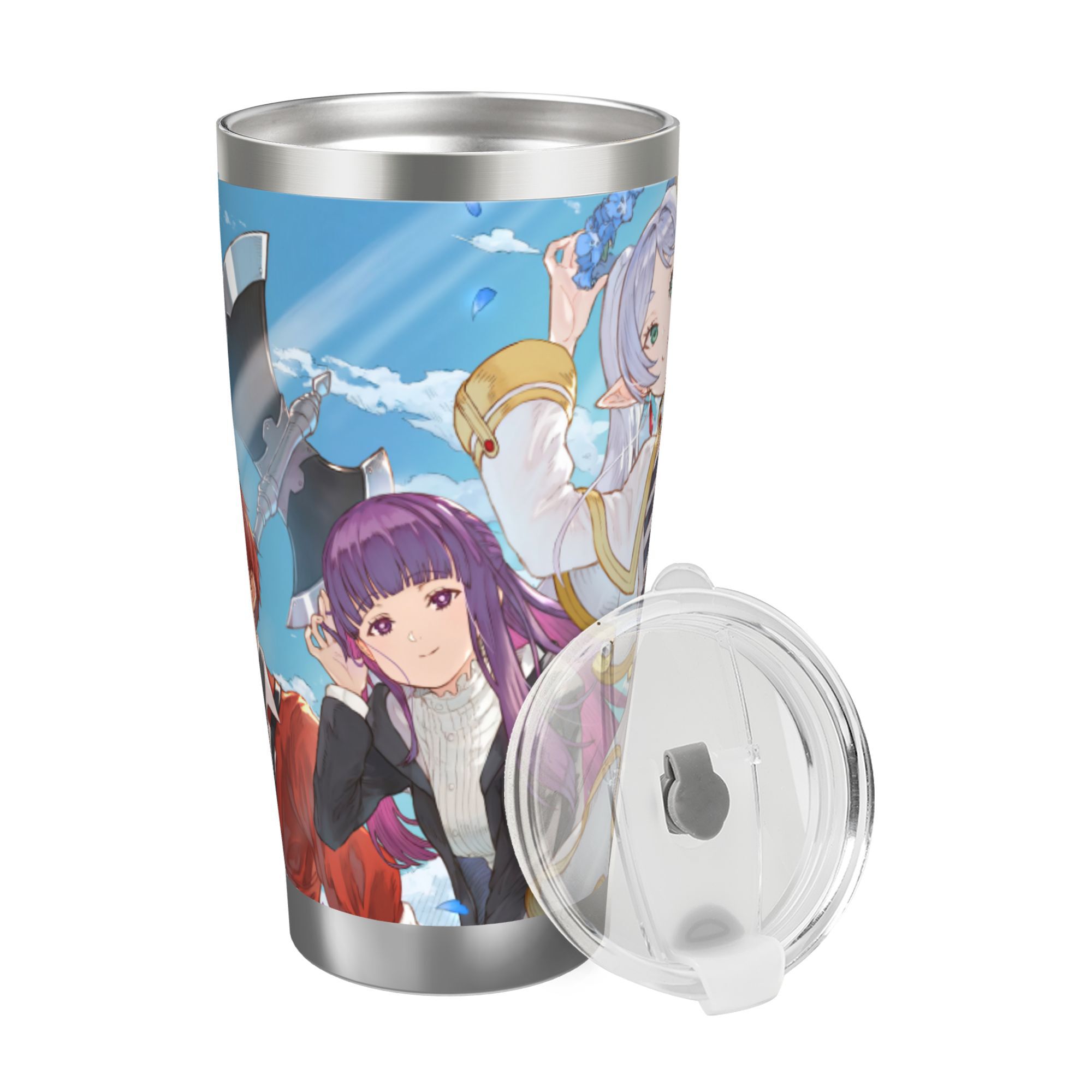 Stainless Steel 6.7in High 20oz Anime Insulated Cup,Frieren: Beyond ...