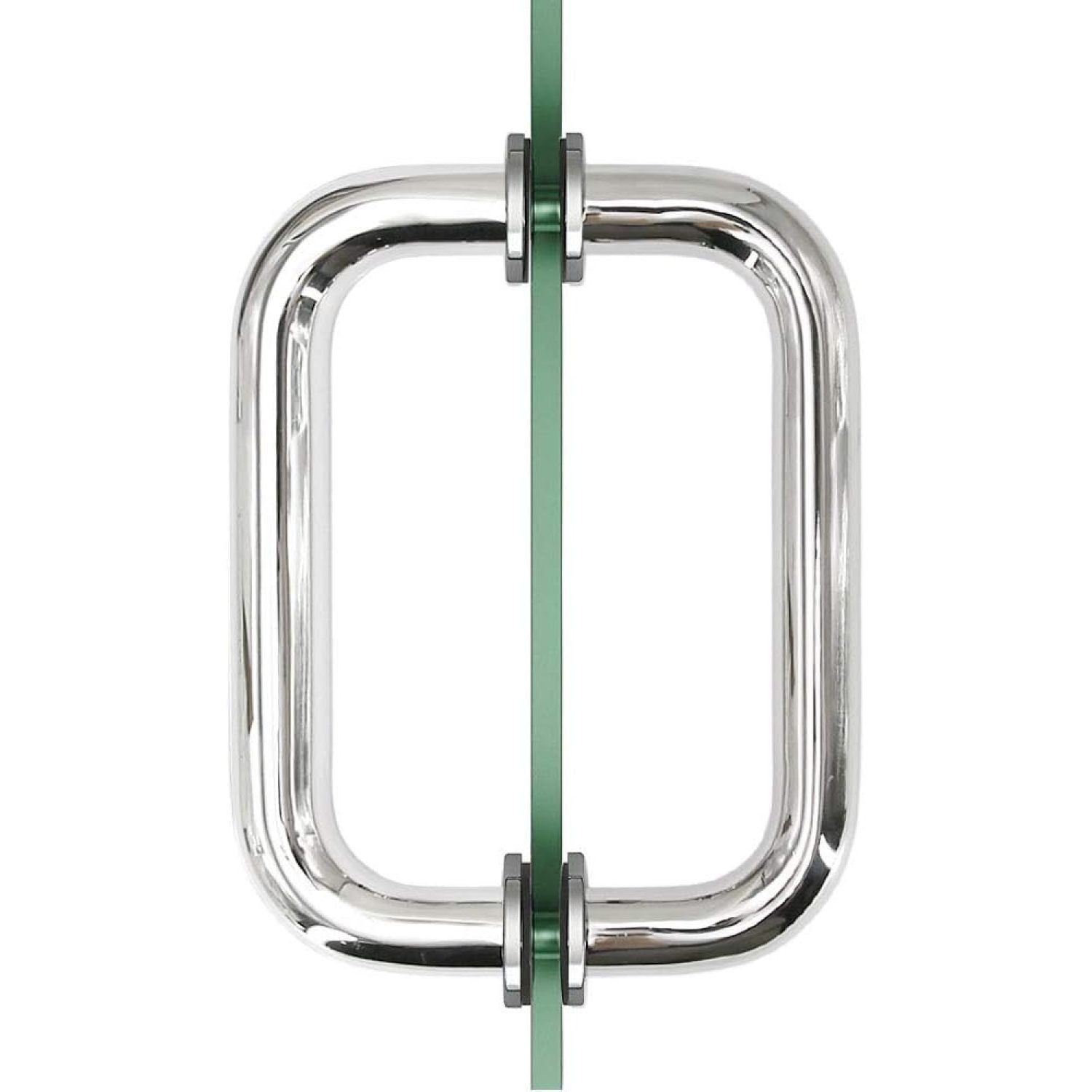 Stainless Steel 6-inch Back to Back Shower Glass Door Round Pull Handle ...