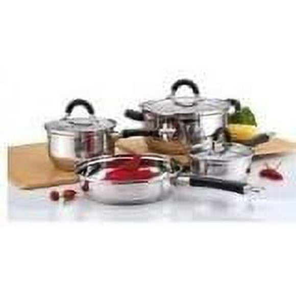 Mainstays Stainless Steel Cookware Set