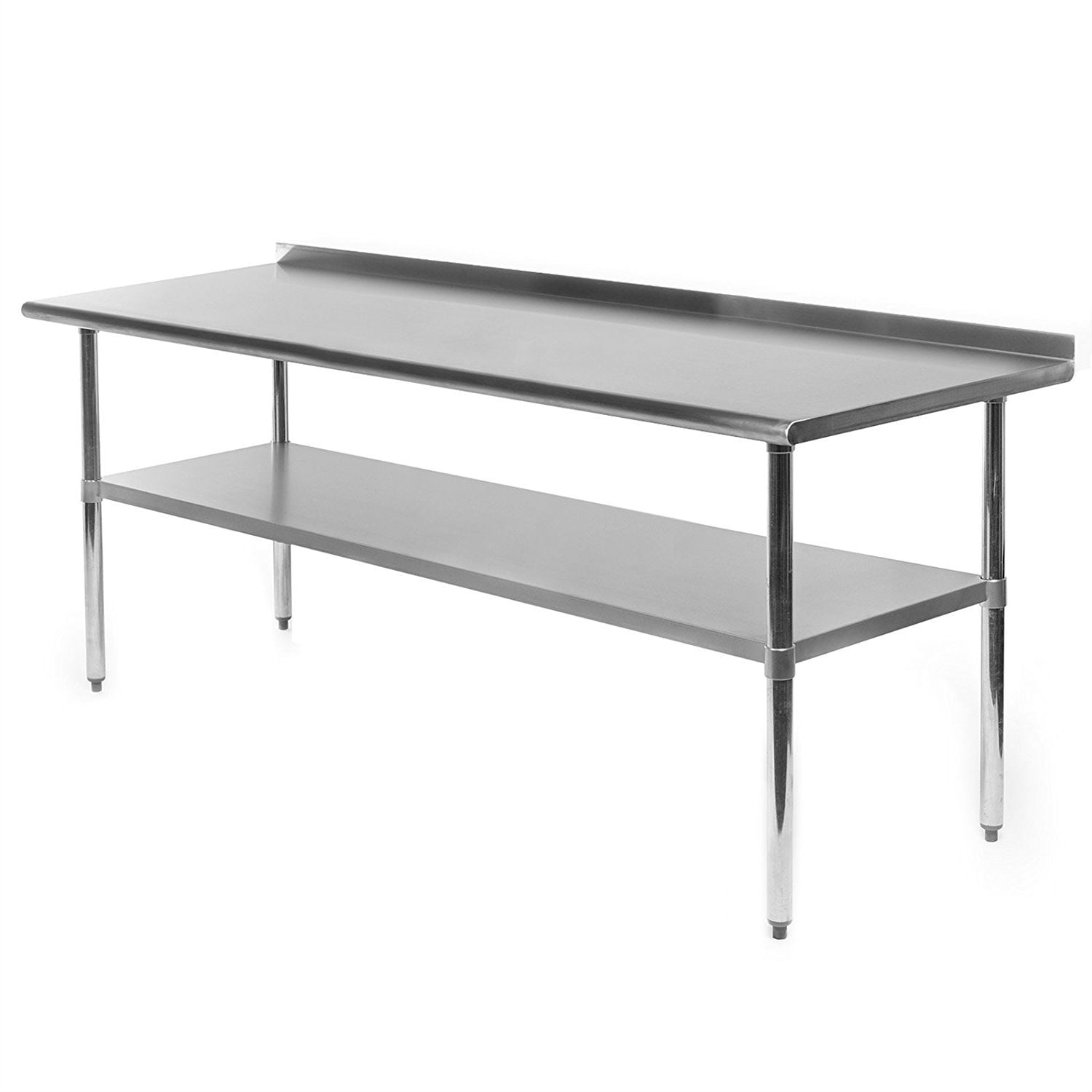 Stainless Steel 72 x 30 inch Kitchen Restaurant Prep Work Table with ...