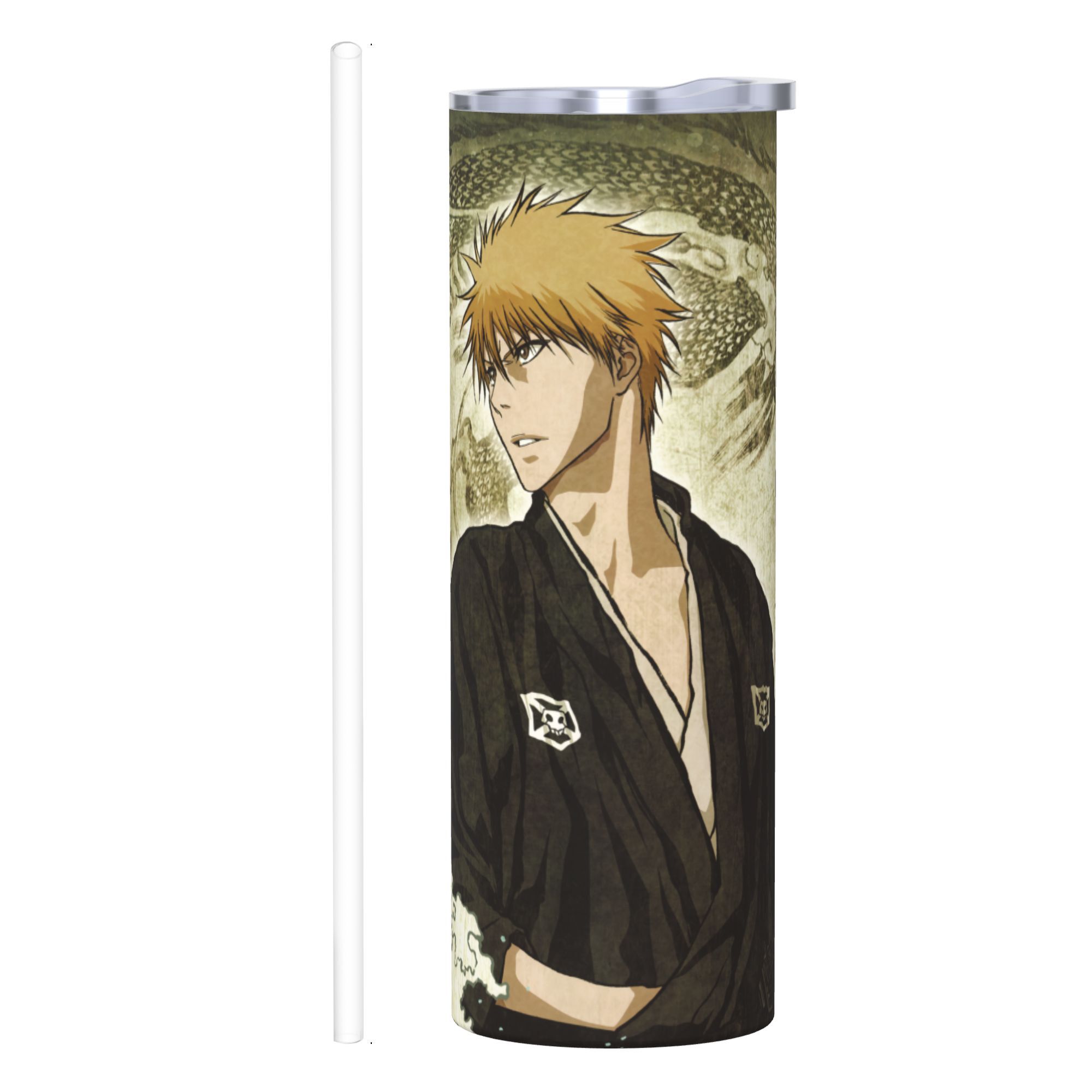Stainless Steel 8.3in High 20oz Anime Insulated Cup,Bleach Bottle ...