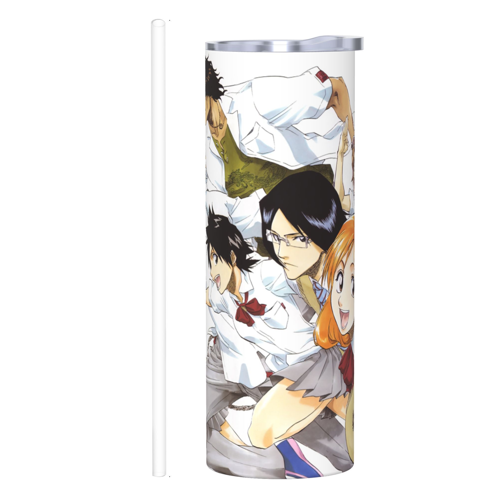 Stainless Steel 8.3in High 20oz Anime Insulated Cup,Bleach Bottle ...