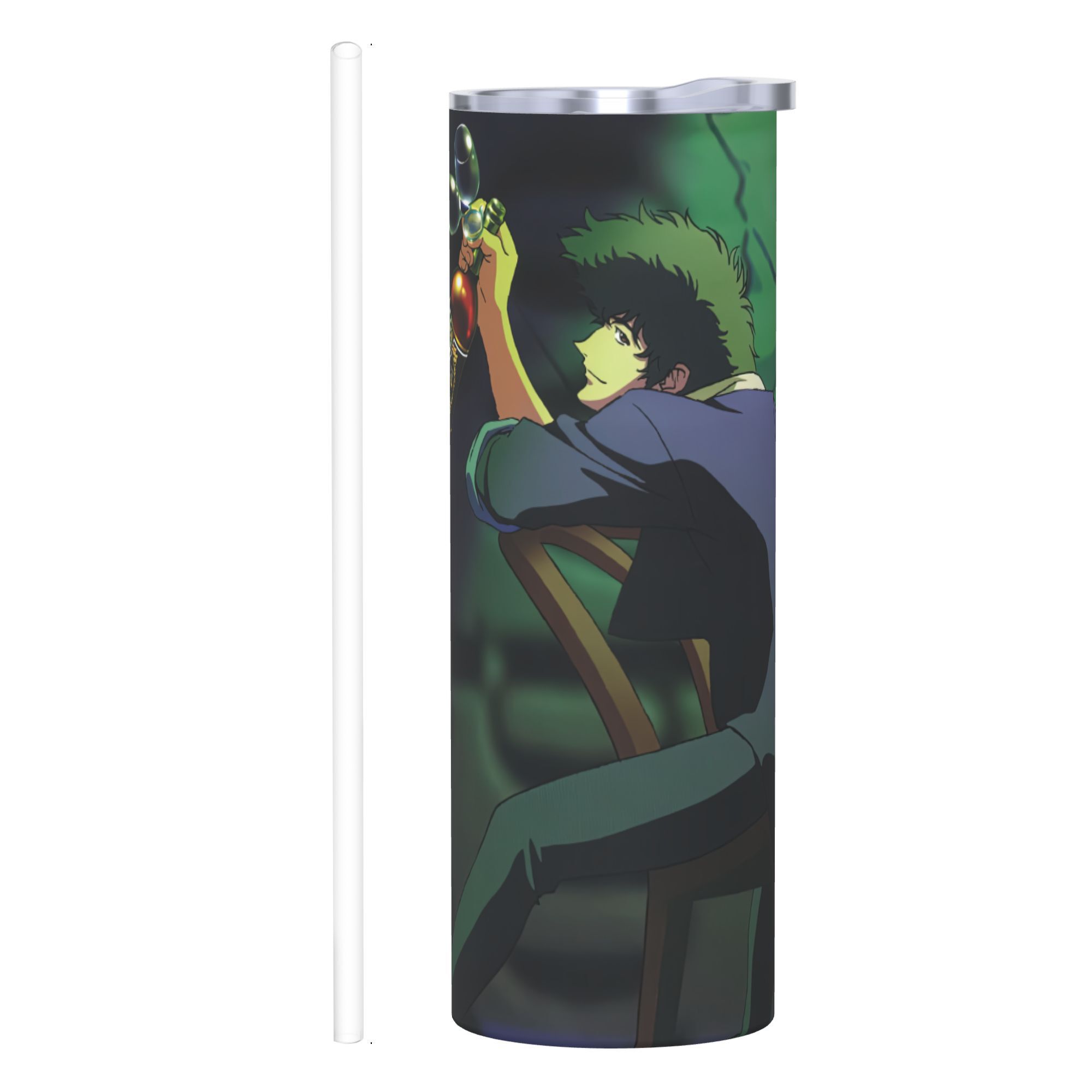 Stainless Steel 8.3in High 20oz Anime Insulated Cup,Cowboy Bebop Bottle ...