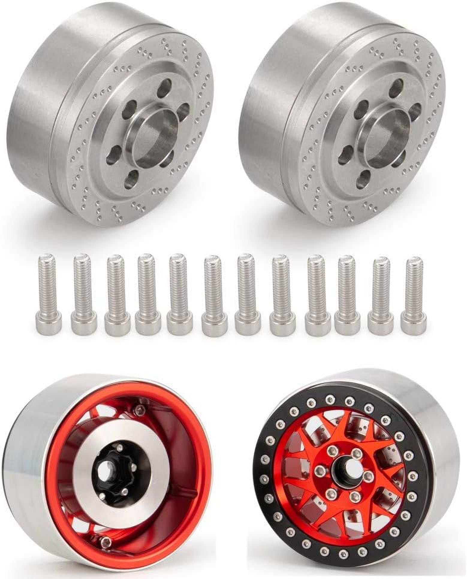 Stainless Steel 85g 4pcs Upgrade Parts RC Wheel Weight Block ...