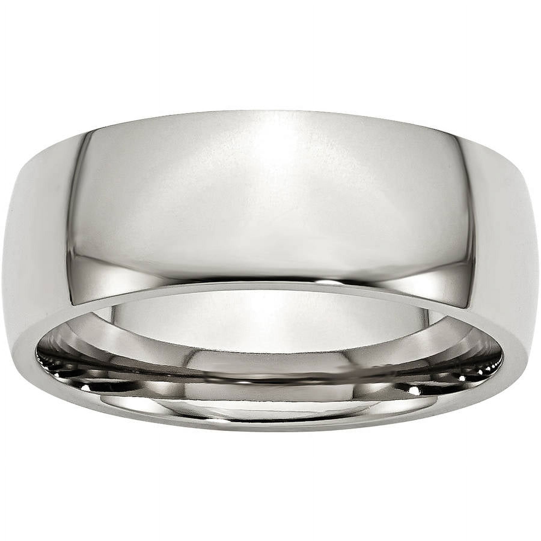 Stainless Steel 8mm Polished Band - Walmart.com