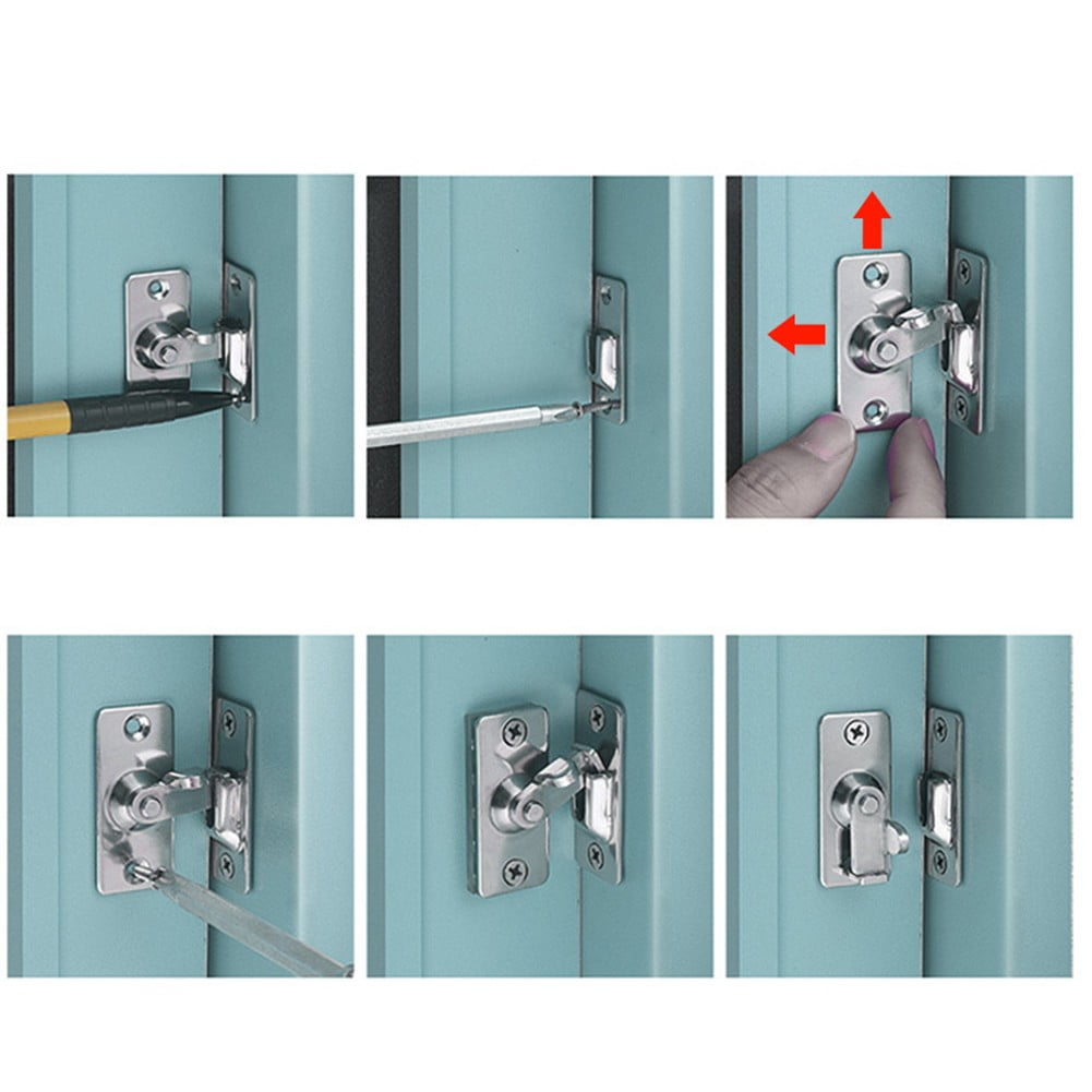 Stainless Steel 90 Degree Buckle Right Angle Hook Lock Bolts For ...