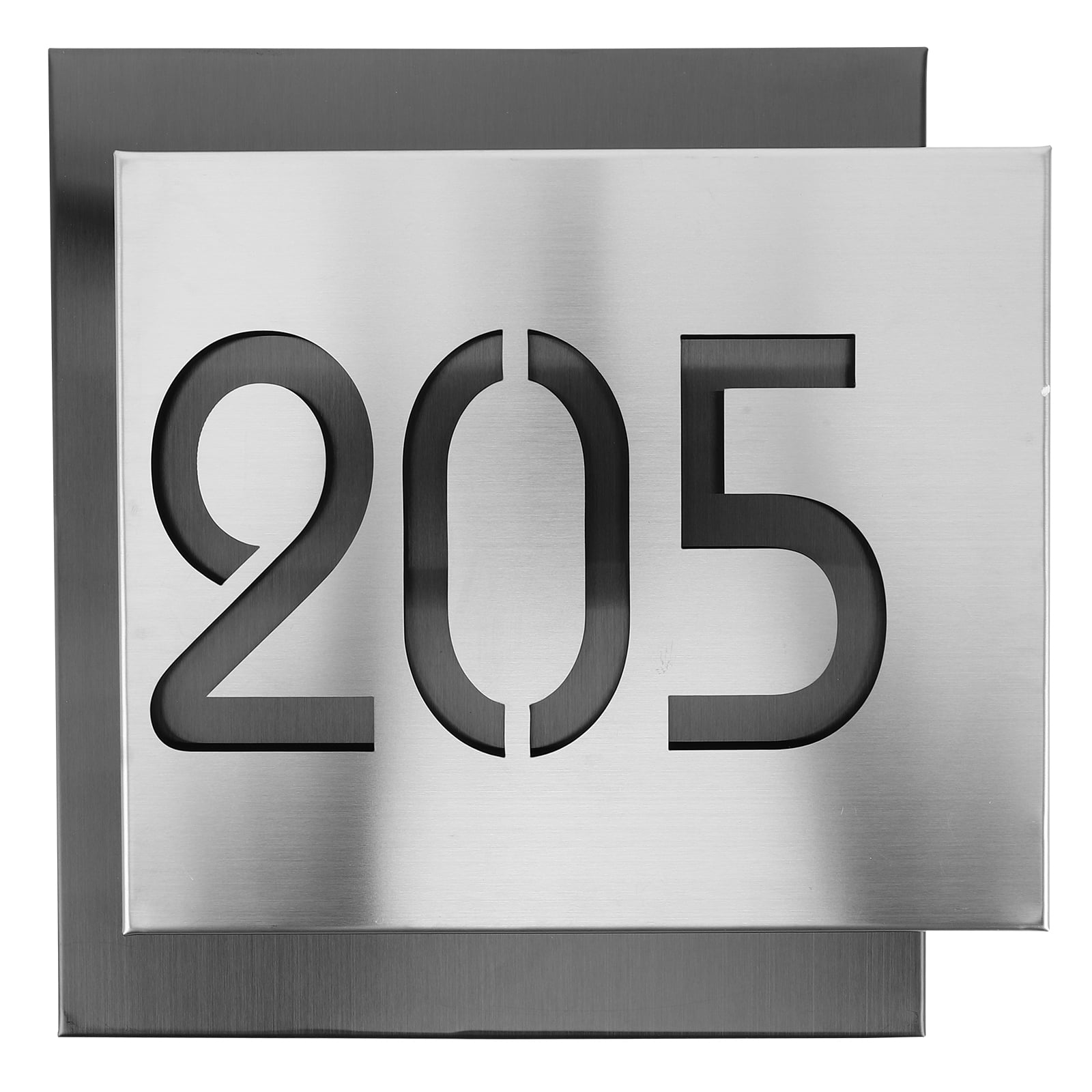 unbranded Stainless Steel Address Number Plaque House Address Modern ...