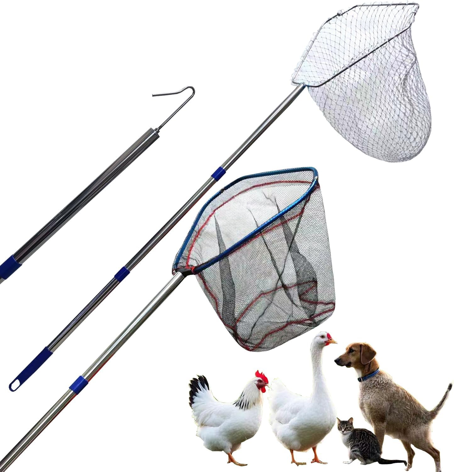 Stainless Steel Adjustable Chicken net Traps-Poultry catching nets ...