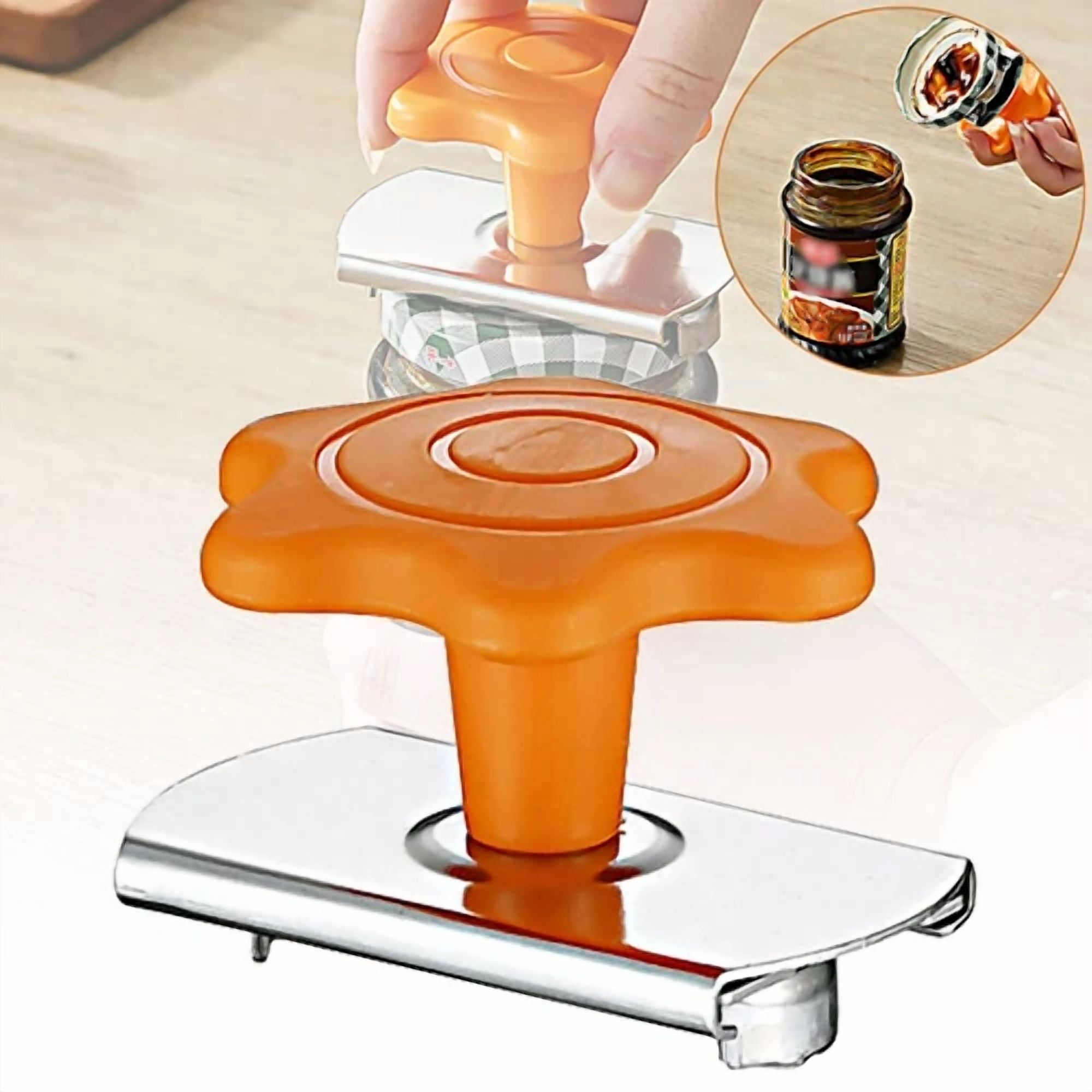 Stainless Steel Adjustable Twist Jar Opener Spiral Can Seal Lid Cap ...